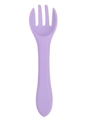 China Portable BPA Free Silicone Baby Fork Bendable And Foldable for Feeding for sale