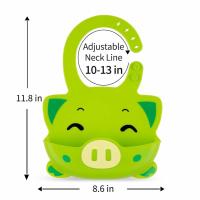 China Waterproof BPA Free Silicone Baby Bibs for sale