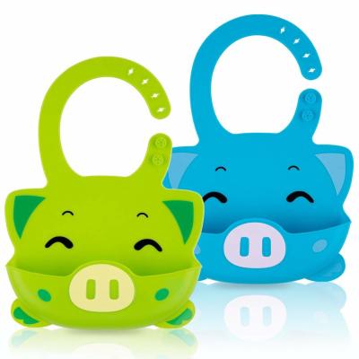 China Waterproof BPA Free Silicone Baby Bibs for sale