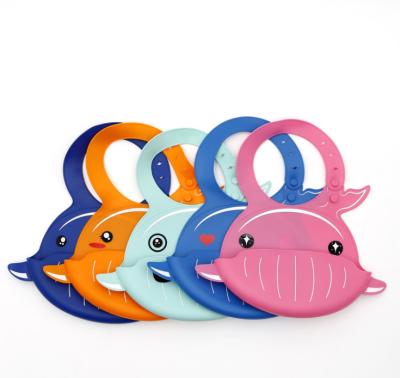 China Durable Safety Food Catching Bib OEM Silicone Bibs With Crumb Catcher for sale