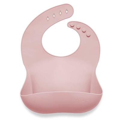 China 100% Food Grade Silicone Baby Bibs for sale
