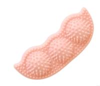 China Pea Shaped Silicone Dog Toys Chewing Grinding Pet Molar Toys for sale
