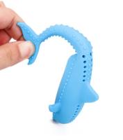 China fish pattern Cat Toothbrush Toy soft Silicone Cat Molar Stick for sale