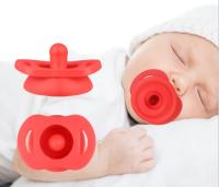China Sleeping PVC Free Silicone Baby Pacifier lightweight ergonomically designed for sale