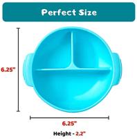 China Food Grade Silicone LFGB Children'S Suction Bowls Durable for Growing teeth baby for sale