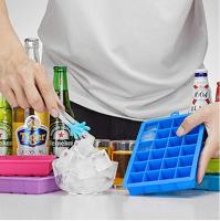 China BPA Free Flexible Silicone Ice Tray For Cocktail Baby Food Chocolate for sale
