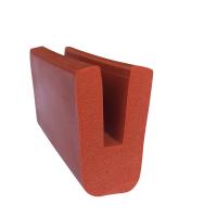 China Heat Resistant Silicone Rubber Sealing Strip Waterproof U T H F Shape for door for sale