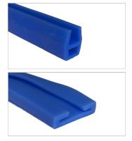 China Heat Resistant Silicone Rubber Sealing Strip Waterproof U T H F Shape for door for sale