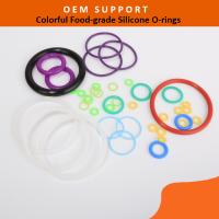 China Mulity Colors Silicone Sealing Rings Resist Corrosion OEM Support for sale