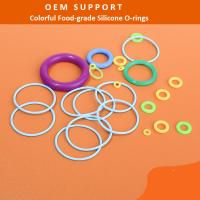 China Mulity Colors Silicone Sealing Rings Resist Corrosion OEM Support for sale