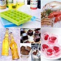 China Non Toxic Food Grade Silicone Ice Tray Smooth Dishwasher Safe Lids Not for sale