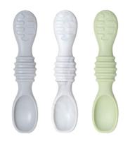 China Phthalate Free textured Silicone Weaning Spoons Feeding Spoon For Infants for sale