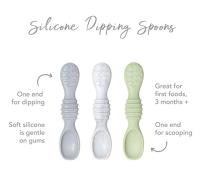 China Phthalate Free textured Silicone Weaning Spoons Feeding Spoon For Infants for sale