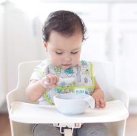 China Phthalate Free textured Silicone Weaning Spoons Feeding Spoon For Infants for sale