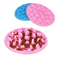 China 18x24cm Silicone Pet Feeding Mat Non toxic Pet Slow Feeding Bowl for sale