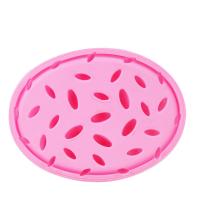 China 18x24cm Silicone Pet Feeding Mat Non toxic Pet Slow Feeding Bowl for sale