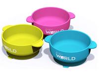 China Custmized BPA Free Silicone Baby Bowl Eco Friendly High Suction Base for sale