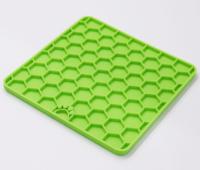 China Silicone Non Slip Dog Bowl Licking Mat For Dogs 187x187x7mm for sale