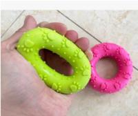 China Freezable Silicone Dog Toys Durable Chewing Thicken Ring Dia 7.5cm for sale