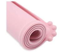 China Non Slip Silicone Pet Food Mat Leak Proof Dog Food Placemat for sale