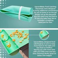 China Silicone Food Catching Baby Placemat With Suction easily clean for sale