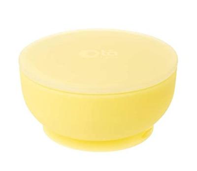 China Non toxic Silicone Baby Bowl Heat safe Suction base With Spill proof Lid for sale