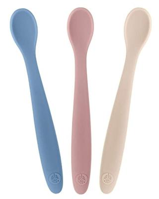 China BPA Free Self Feed Spoon Food Grade Silicone Spoons For Eating for sale
