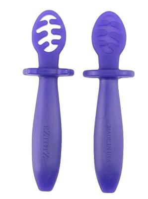 China Silicone Weaning Dip Spoon for sale