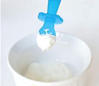 China Silicone Weaning Dip Spoon for sale