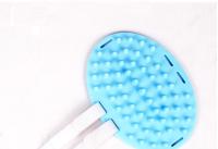 China Scratching Massage Silicone Pet Brush Eco Friendly 13.5x10cm for sale