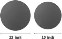 China Silicone Microwave Mats Grey Round Hot Pot Pans Pad Holders Heat Resistance Nonstick Splatter Guard Oven for sale