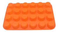 China Home Chocolate Silicone Baking Products 24 Continuous Cylindrical for sale