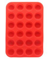 China Home Chocolate Silicone Baking Products 24 Continuous Cylindrical for sale