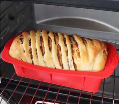China Household Silicone Baking Products Rectangular For Bread Toast for sale