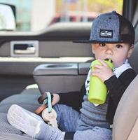 China Durable 175ml Silicone Baby Cups With Straw Environmentally safe for sale