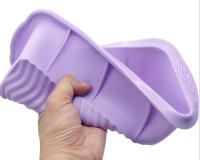 China 253x72x120mm Silicone Baking Products Toast Cheese Bread Rectangle Tray for sale