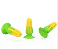 China Corn Suckers Silicone Dog Chew Toys Bite Resistant Floating and squeaking for sale