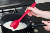 China Basics Silicone Mixing Spoon, High Heat Resistant to 480°F, Hygienic One Piece Design Cooking Utensil for Mixing for sale
