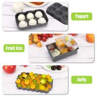 China Large Round Silicone Ice Tray Non Toxic Odorless Durable for Whiskey for sale