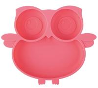 China FDABaby Silicone Suction Plate Self Feeding Training Children'S Divided Plates for sale