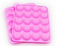 China 20 Cavities Lollipop Silicone Mold for sale