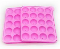 China 20 Cavities Lollipop Silicone Mold for sale