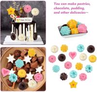 China Food Grade Flowers Shape Silicone Baking Products Heat resistant non toxic for sale
