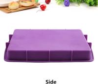 China Easy Demoulding Silicone Baking Products Rectangle European Grade for sale