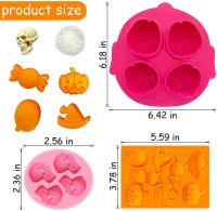 China Reusable Silicone Baking Products Non Stick Cake Mold 6.26x6.22x2.72cm for sale
