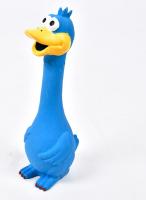 China Washable Silicone Dog Toys Squeaky Chicken 133g Vibrant Colors for sale