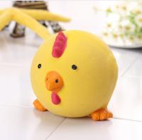 China No Harmful Durable Squeaky Dog Toys Pig Pattern BPA Free Silicone for sale