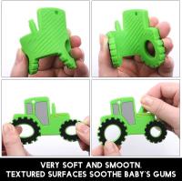 China BPA Free Silicone Baby Teether Sensory Chew Toys For Infant Teething Pain Relief for sale