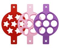 China Food Grade 7 Hole Silicone Baking Products Reusable Silicone Omelette Mold for sale
