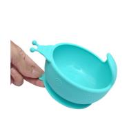 China Softer Silicone Baby Bowl 100% Food Grade Safety Suction Base Bowl for sale